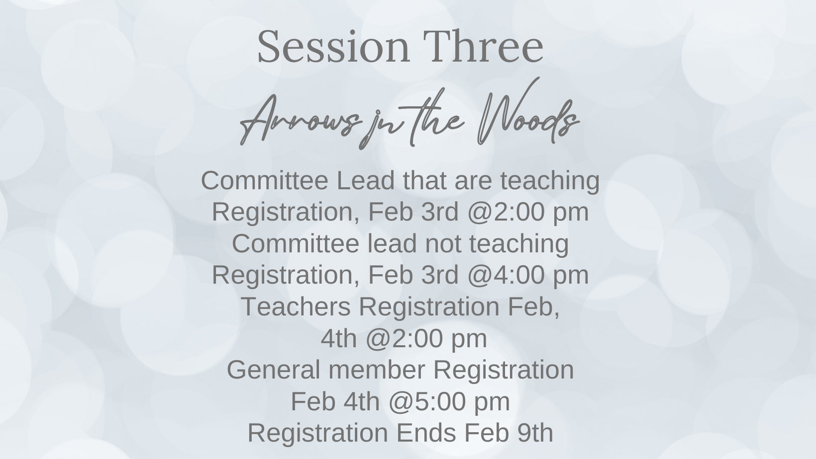 Arrows In the Woods Christian Homeschoolers